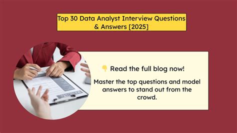 Top 30 Data Analyst Interview Questions And Answers [2025] Hts Blog