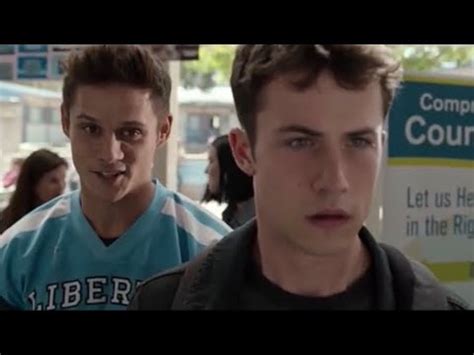 13 Reasons Why 4x1 Clay Starts A Fight With The Jocks Youtube
