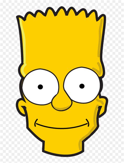 Bart Simpson Face Front