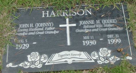 Joanne M “jodee” Chriss Harrison 1930 1999 Find A Grave Memorial
