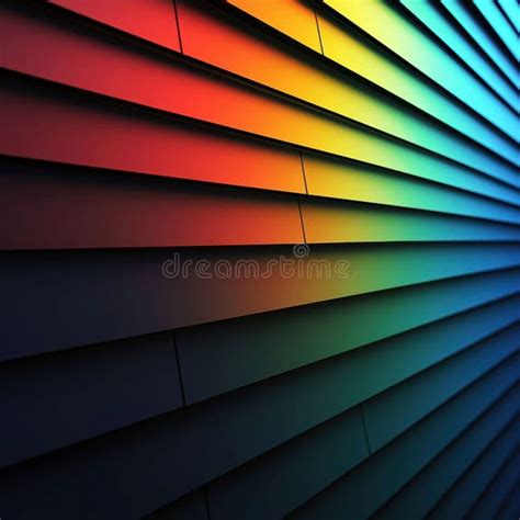 Close Up View Of Textured Architectural Material With Parallel Ridges Optical Illusion Of Depth