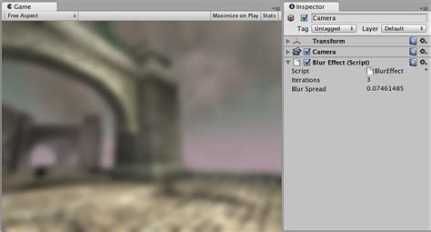 Unity Manual Blur