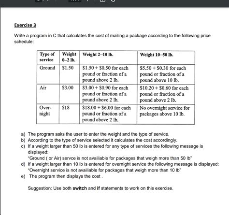 Solved Exercise 3 Write A Program In C That Calculates The
