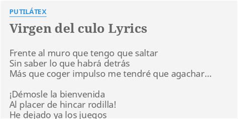 Virgen Del Co Lyrics By PutilÁtex Frente Al Muro Que