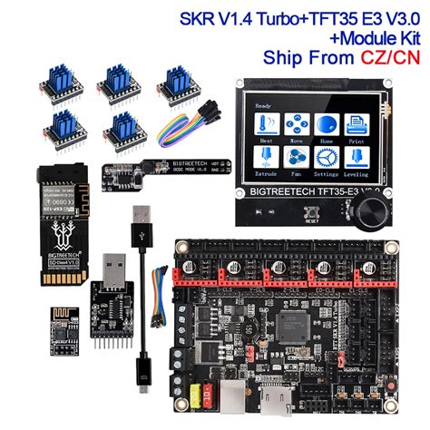 BIGTREETECH BTT SKR V Turbo Control Board TMC UART TFT E V WIFI Module DCDC MODE SD