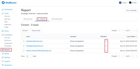 Find Who Clicked On A Specific Link