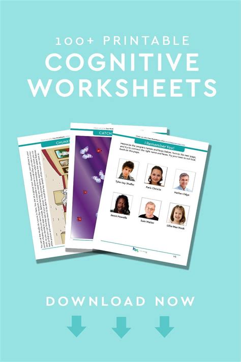5 Characteristics Of Good Cognitive Worksheets Artofit