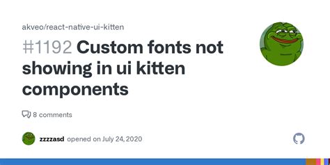 Custom Fonts Not Showing In Ui Kitten Components · Issue 1192 · Akveoreact Native Ui Kitten