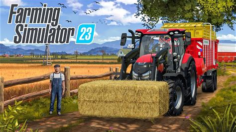 Collect Straw Bales And Using Loading Weagon In Fs23 Fs23 Gameplay