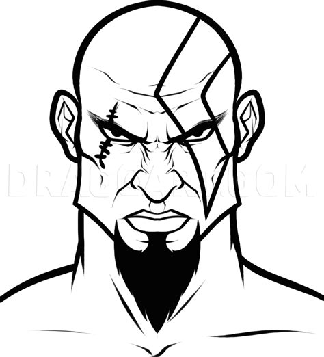 God Of War Kratos Sketch