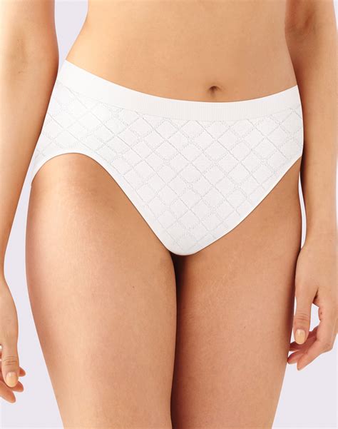 Bali Comfort Revolution Hi Cut Brief Microfiber Womens Underwear Full