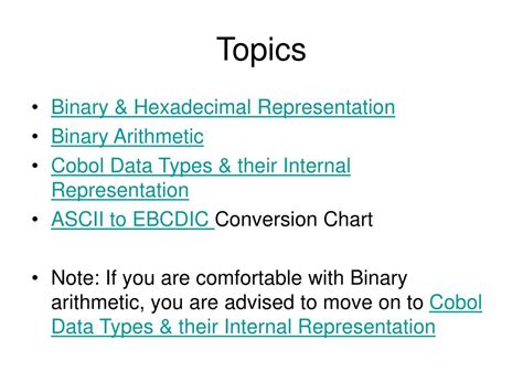 Ppt Internal Representation Of Data In Cobol Data Types Powerpoint
