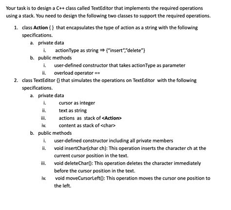 solved v void movecursorright this operation moves the