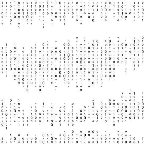 Arrière Plan Abstrait De La Matrice Code Informatique Binaire Codage Hacker Concept Vector