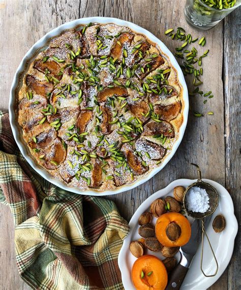 Cardamom Roasted Apricot Rosewater Clafoutis The Lemon Apron