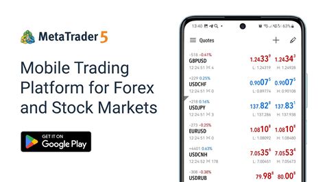 Metatrader 5 For Android Smartphones And Tablets Youtube