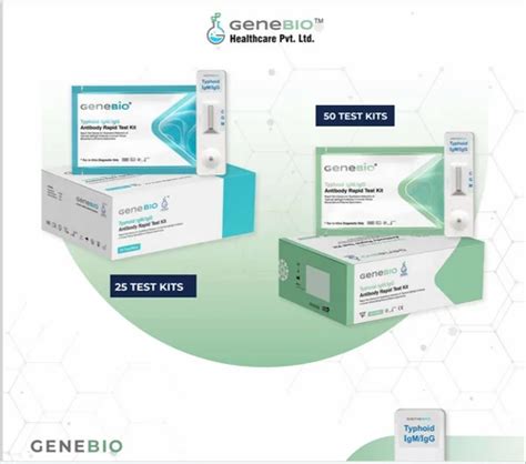 Genebio Typhoid Test Kit At ₹ 14piece In Lucknow Id 2852430317988