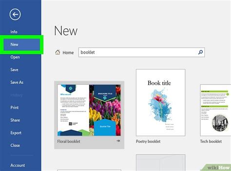 How To Make A Booklet In Word Format And Printing Tips