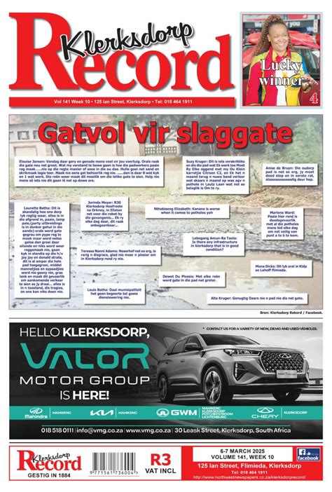 Klerksdorp Record March 07 2025 Digital Australia