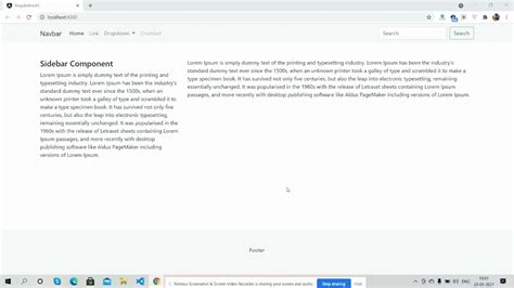 angular 12 create and include header footer sidebar components youtube
