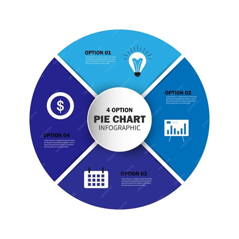 Premium Vector Blue Circular Diagram Infographic