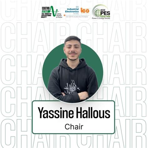 I Am Thrilled To Announce That I Have Been Elected As The Chair Of Ieee Ias Ies Pes Essths