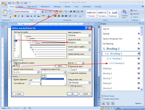 Fix Multilevel List Ms Word Know How