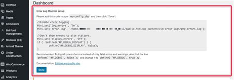 How To Use Error Log Monitor Wordpress Pluginstep By Step Seatheme