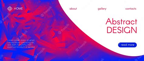Premium Vector Low Poly Gradient Background Abstract Triangular Website Design