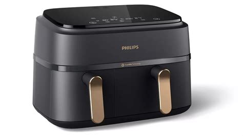 Airfryer 2 En 1 Serie 3000 Freidora De Aire Con Doble Cesta Negra Na352