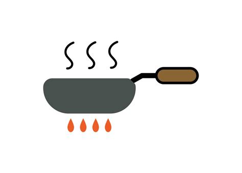 Frying Pan Icon Clipart Design Template Isolated Illustration 23622458