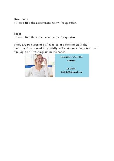 discussion please find the attachment below for questionpa docx