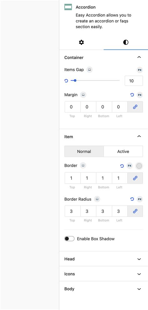 Easy Accordion Block Wordpress Plugin