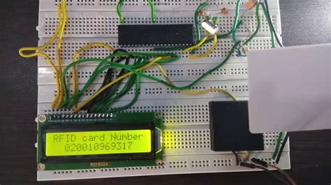 Rfid Interfacing With 8051 Microcontroller Youtube