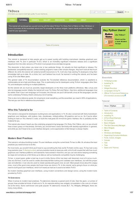 pdf tkdocs tk tutorial dokumen tips