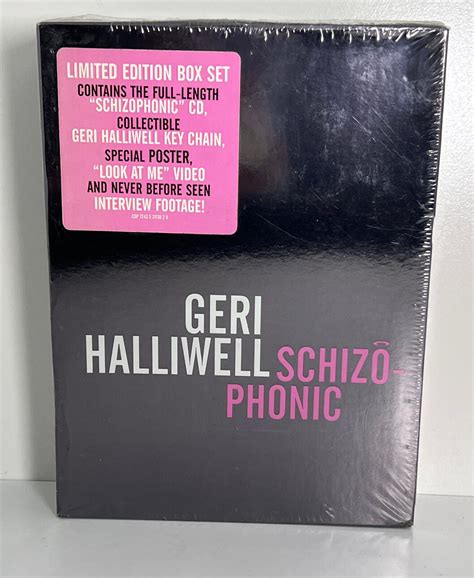 Geri Halliwell Schizophonic Rare Cd Vhs Key Chain Poster Spice Girls