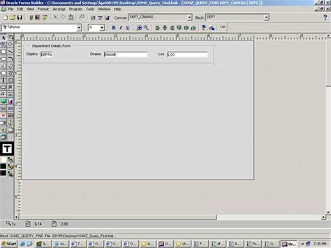Oracle Apps Query Find Form