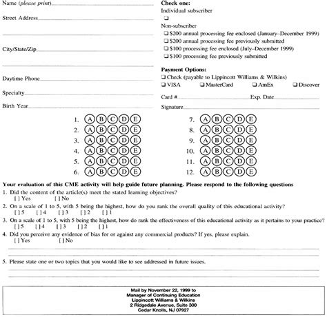 CME EXAM Obstetrical Gynecological Survey