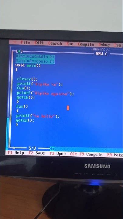 Function Program In C 🔥 Programming Viral Coding Clanguage Shorts Youtube