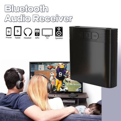 New 2 In 1 Wireless Bluetooth Audio Receiver Adapter Stereo Music
