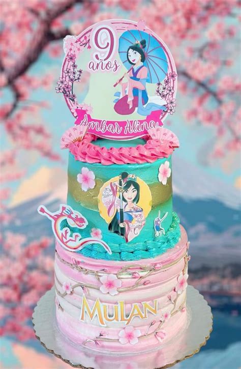 Printable Mulan Cake Topper Digital Mulan Cake Topper Personalized