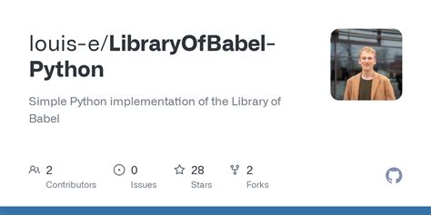 Github Louis Elibraryofbabel Python Simple Python Implementation Of The Library Of Babel