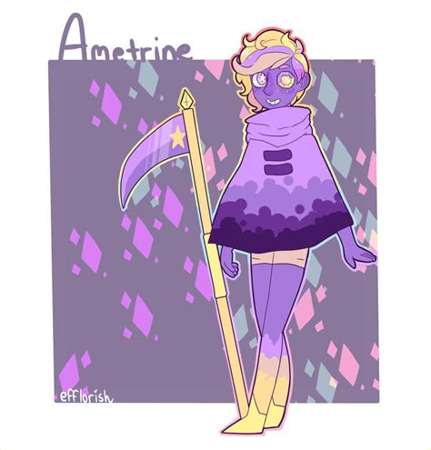 Ametrine Steven Universe Fan Character C By Efflorish On Deviantart