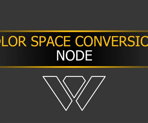Artstation Color Space Conversions Substance Designer Node Resources