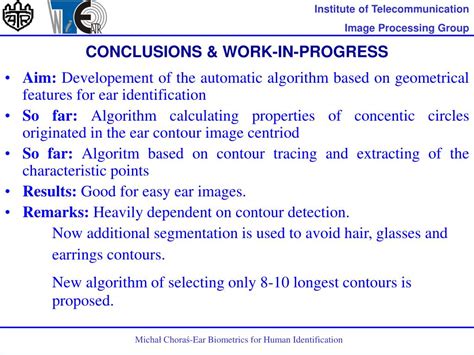 Ppt Ear Biometrics For Human Identification Based On Image Analysis Powerpoint Presentation