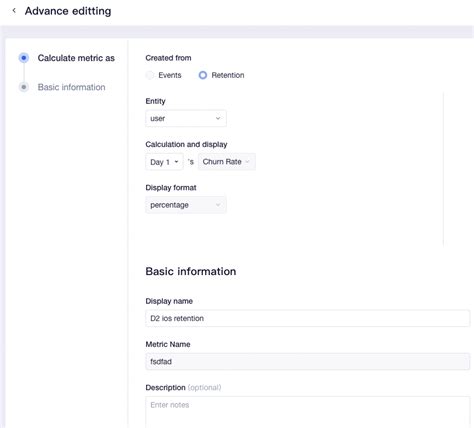 Product Metrics Thinkingdata