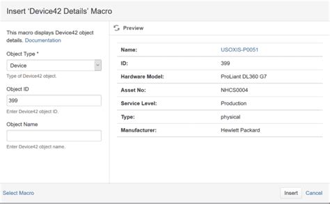 Confluence Integration Device42 Software