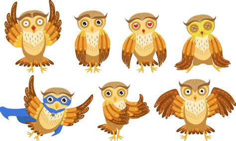 Owl Cartoon Characters