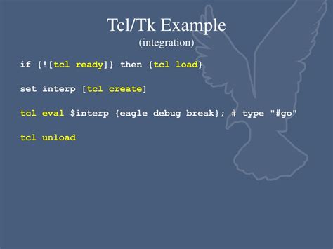 Ppt Eagle Tcl Implementation In C Powerpoint Presentation Free