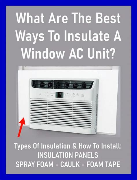 What Are The Best Ways To Insulate A Window AC Unit Window Ac Unit